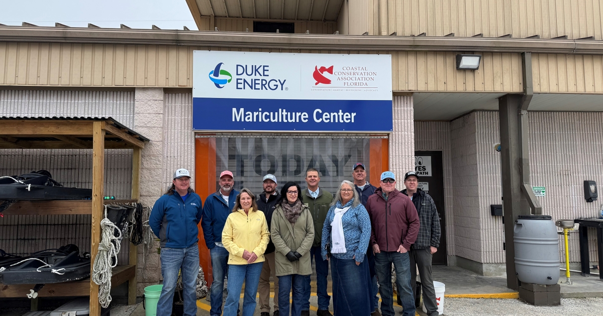 Duke Energy Florida, Coastal Conservation Association Florida sign ...
