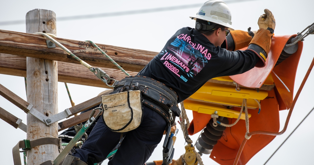30 Duke Energy lineworkers from across Carolinas secure spots to ...