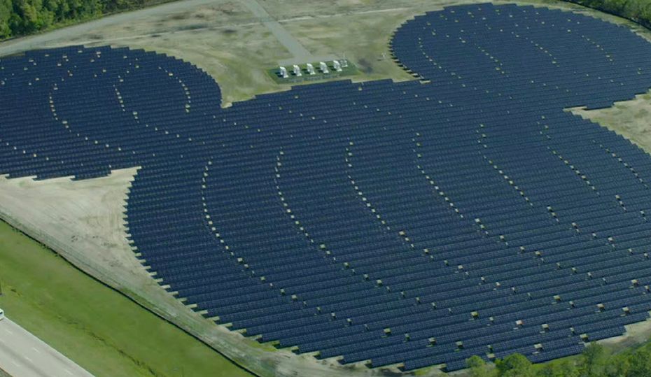 Not-so-hidden Mickey solar farm at Walt Disney World | Duke Energy | illumination