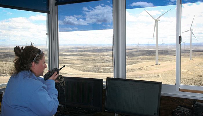 Wind farm tests technology to protect eagles | Duke Energy | illumination