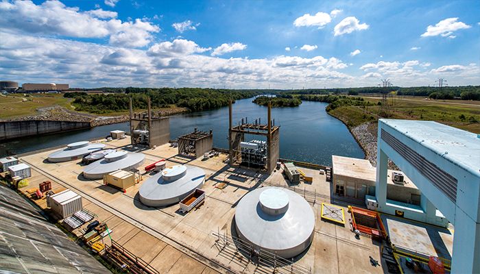 A rare look inside Cowans Ford dam | Duke Energy | illumination