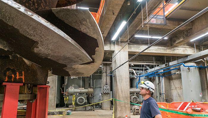 A rare look inside Cowans Ford dam | Duke Energy | illumination