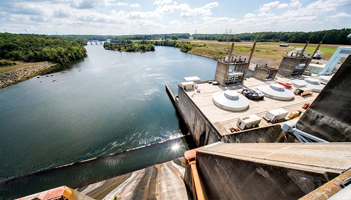 A rare look inside Cowans Ford dam | Duke Energy | illumination