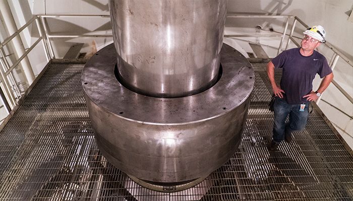 A rare look inside Cowans Ford dam | Duke Energy | illumination