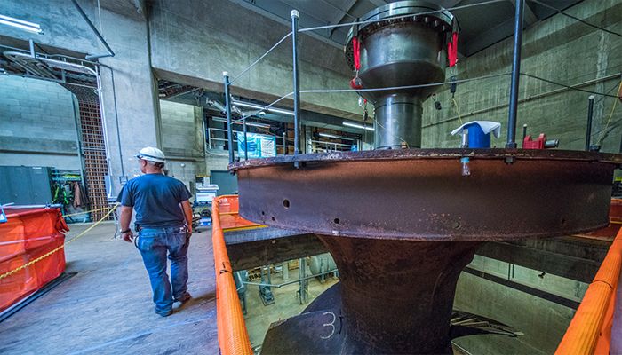 A rare look inside Cowans Ford dam | Duke Energy | illumination