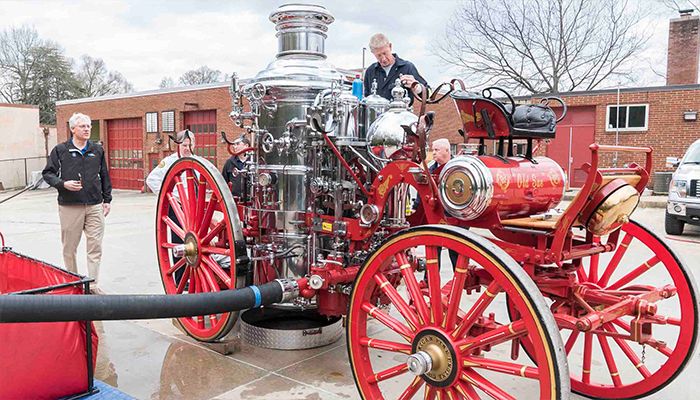 Firefighters reward Old Sue with new life | Duke Energy | illumination