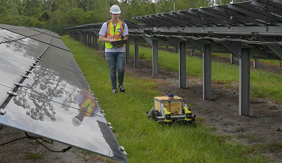 Innovation gets in the weeds under solar panels | Duke Energy ...