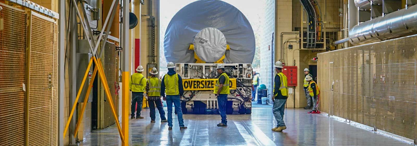 Giant turbines make the move to Catawba Nuclear Station | Duke Energy ...