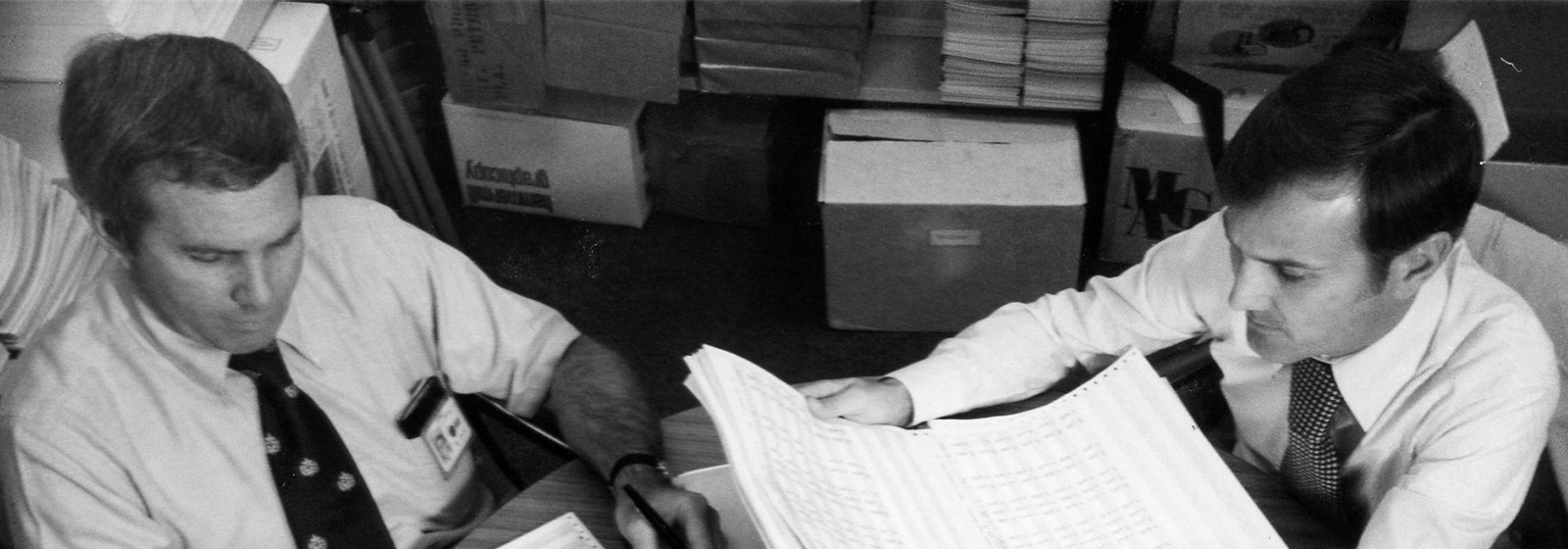 Retro photos: Look at these spreadsheets | Duke Energy | illumination