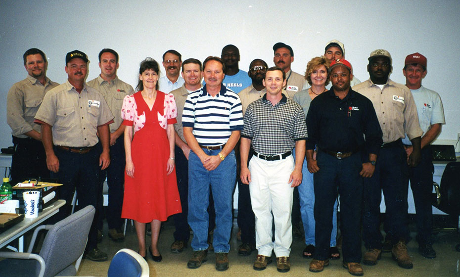 Retro: In and out of the office | Duke Energy | illumination