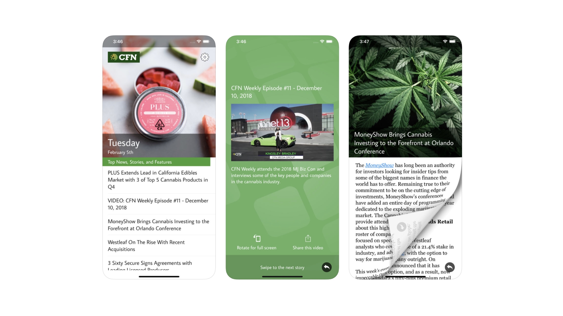 NewMediaWire | CFN Media Launches Its Updated CannabisFN App for iOS