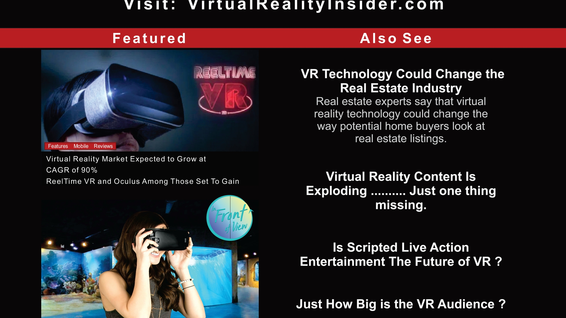 NewMediaWire | ReelTime VR Featured in TIME Magazine as Among Those ...