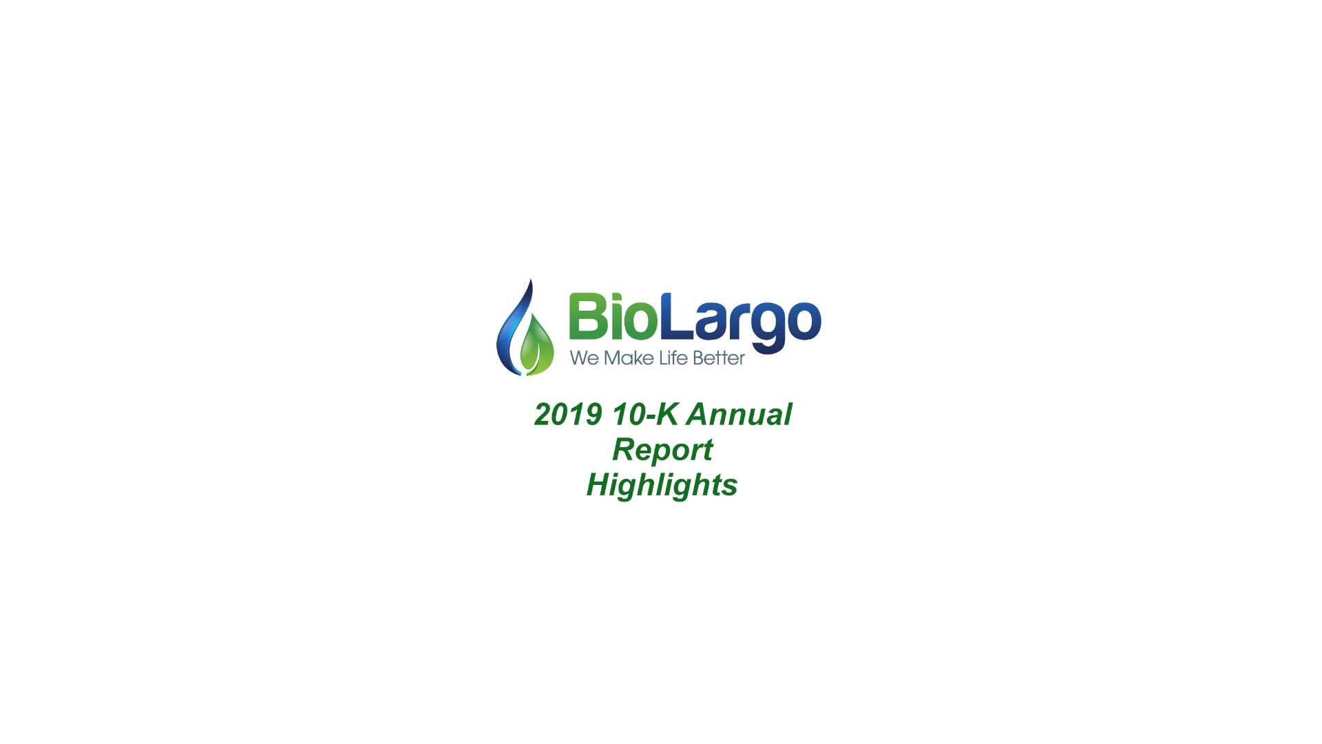 NewMediaWire | BioLargo 2019 Annual Report Highlights Record Revenues ...