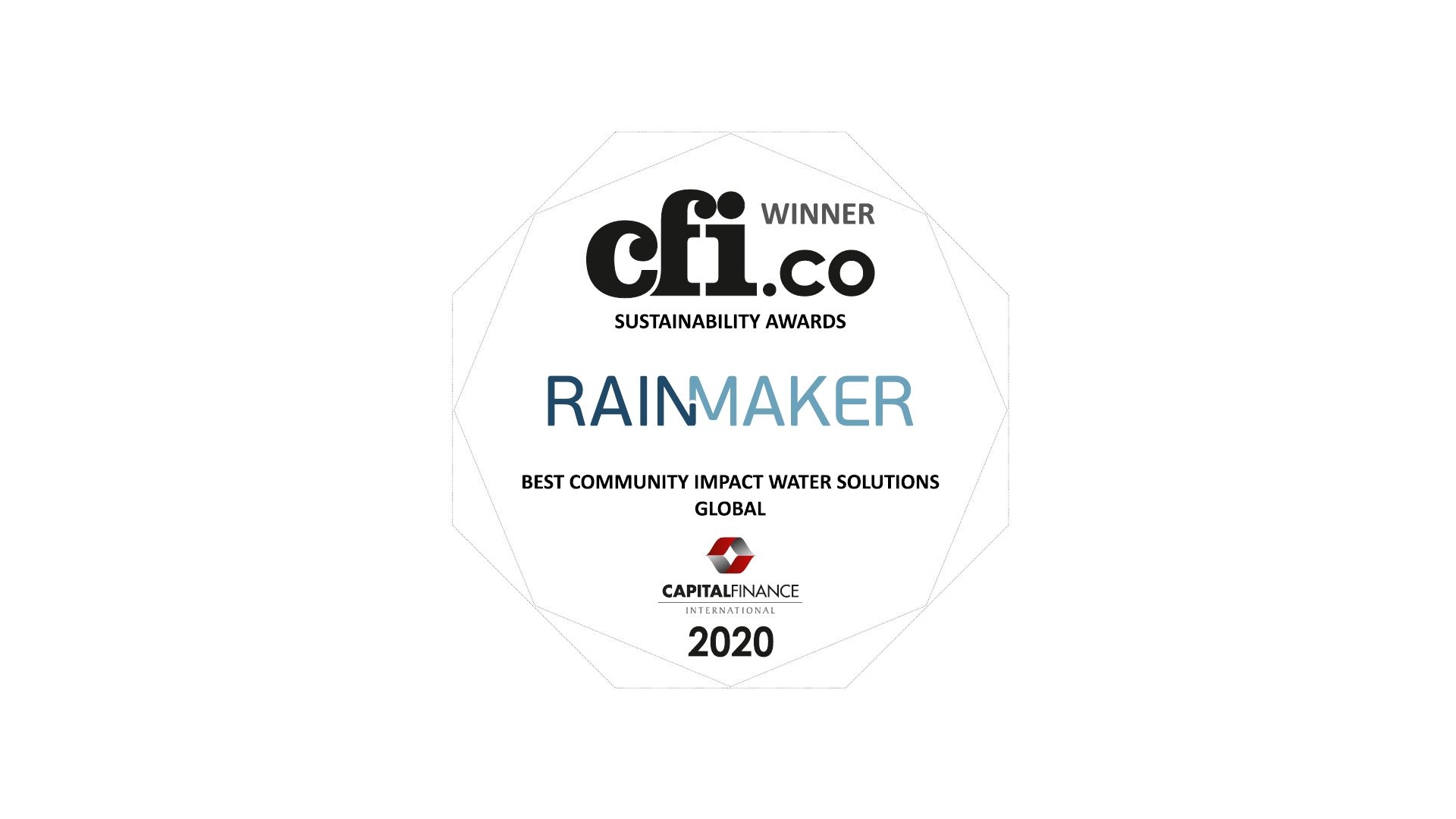 NewMediaWire | Rainmaker Worldwide Inc.: Best Community Impact Water Solutions Global 2020