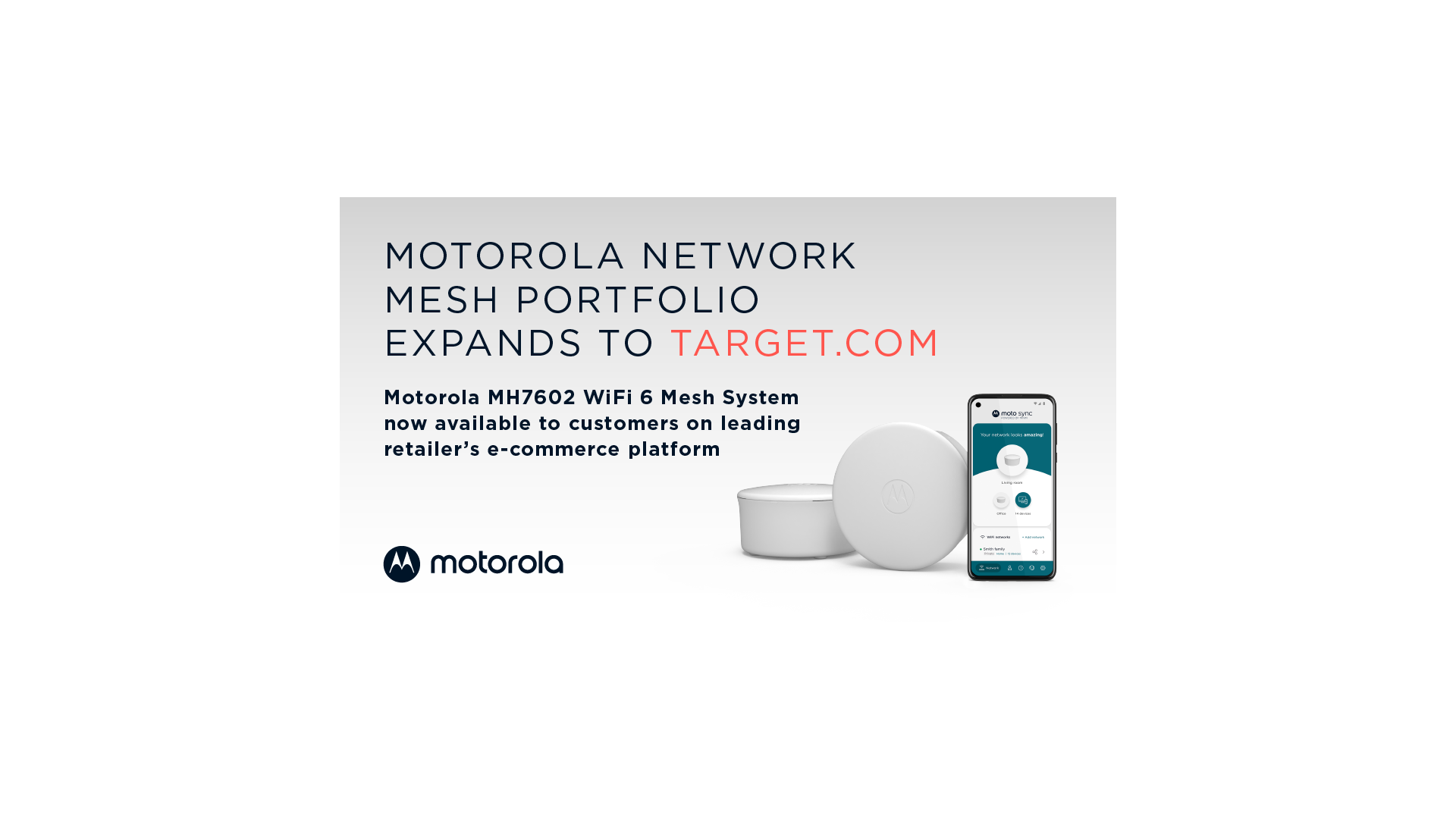 NewMediaWire | Motorola Network Mesh System Portfolio Expands to Target.com