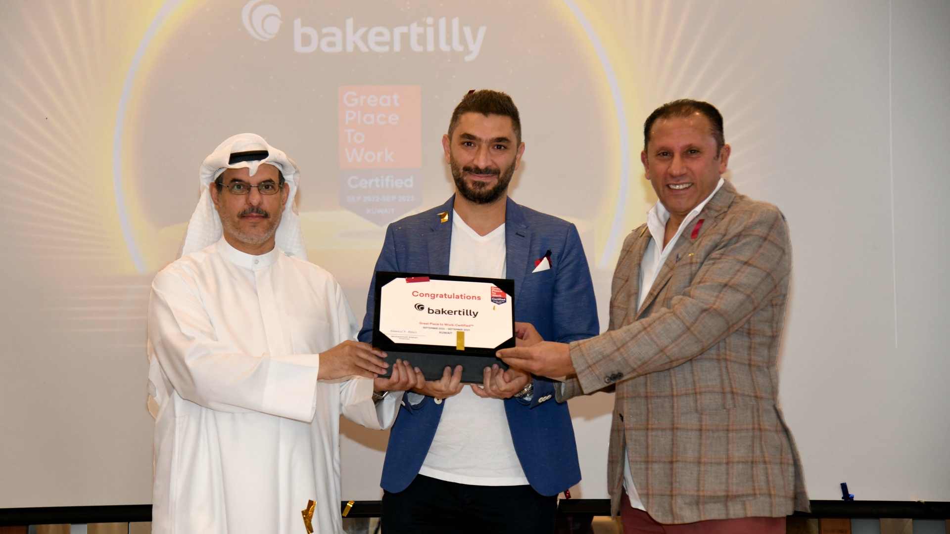NewMediaWire | Baker Tilly Kuwait has Recently Earned the Well-Deserved Great Place to Work ...