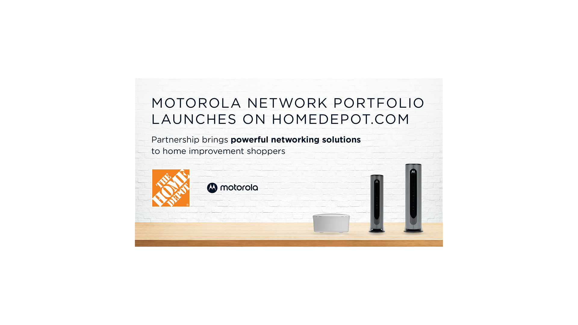 NewMediaWire | Motorola Network Portfolio Launches On HomeDepot.com