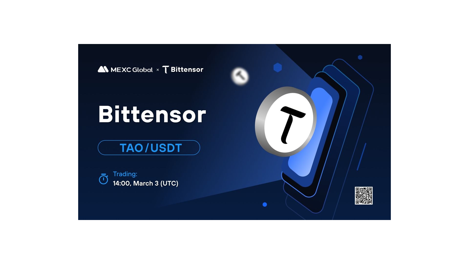 NewMediaWire | MEXC is Listing Bittensor (TAO) on March 3rd, 2023 at 14 ...