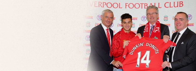 DUNKIN’ BRANDS ANNOUNCES GLOBAL MARKETING PARTNERSHIP WITH LIVERPOOL ...