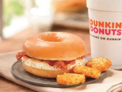 Breakfast sandwich dunkin donuts store