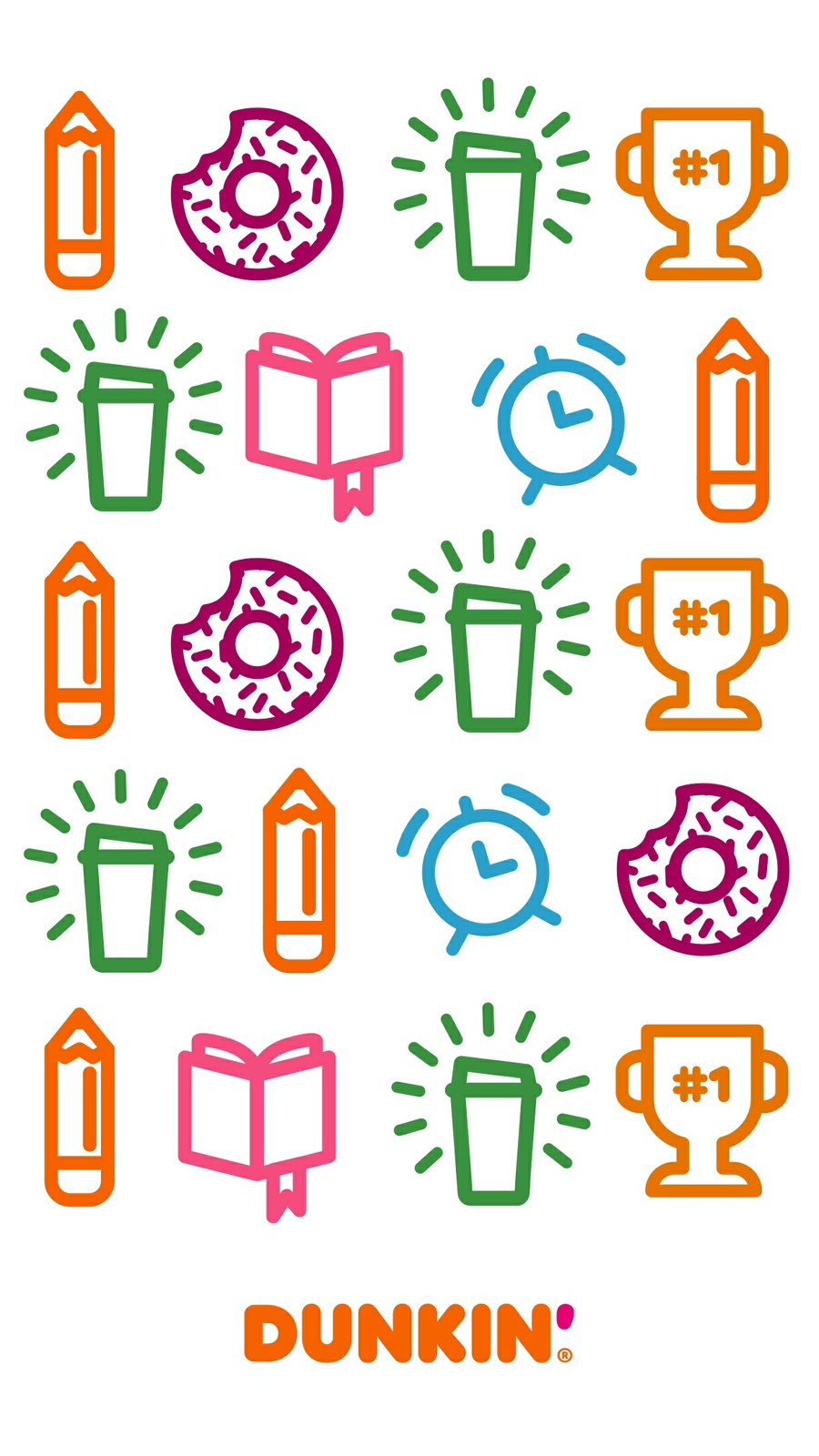 DunkinSchoolIcons_mobile | Dunkin'