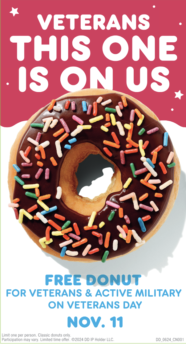 Dunkin’® Honors Military Members on Veterans Day | Dunkin'