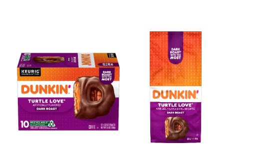 Dunkin' Turtle Love K-Cup Pods & Ground Coffee | Dunkin'