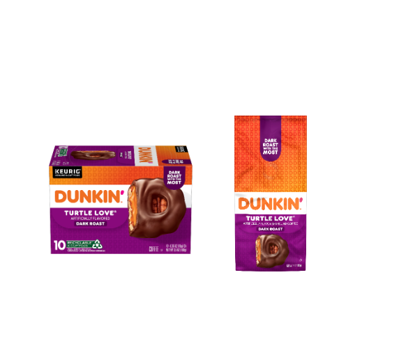 Dunkin' Turtle Love K-Cup Pods & Ground Coffee | Dunkin'