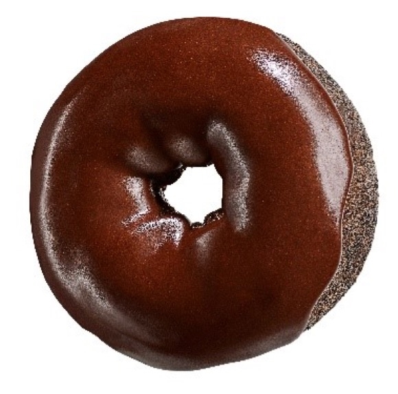 Chocolate Glazed Donut From Dunkin Donuts Baked Chocolate Doughnuts