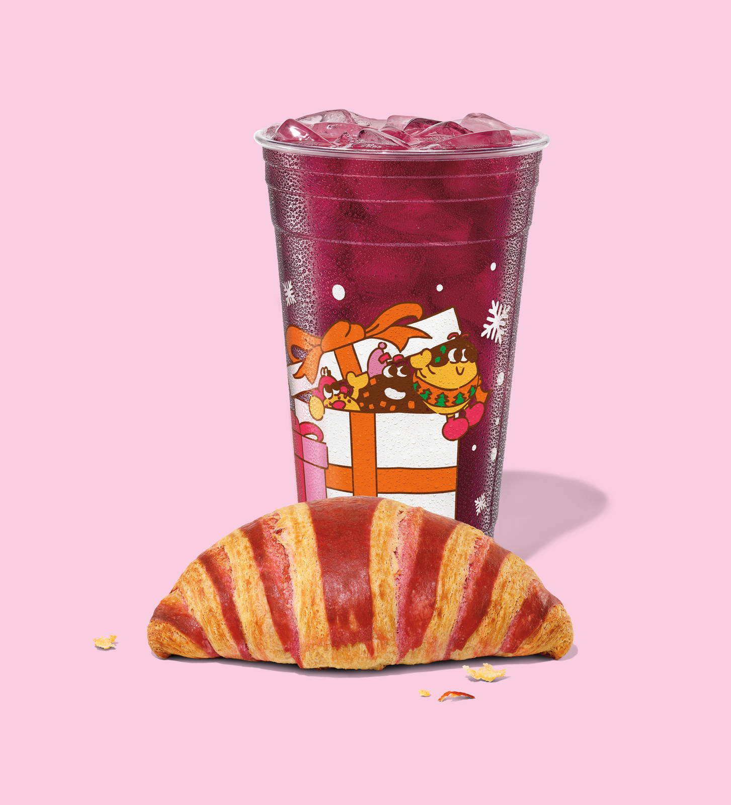 The Story Behind the New Raspberry Striped Croissant, Dunkin’s First ...