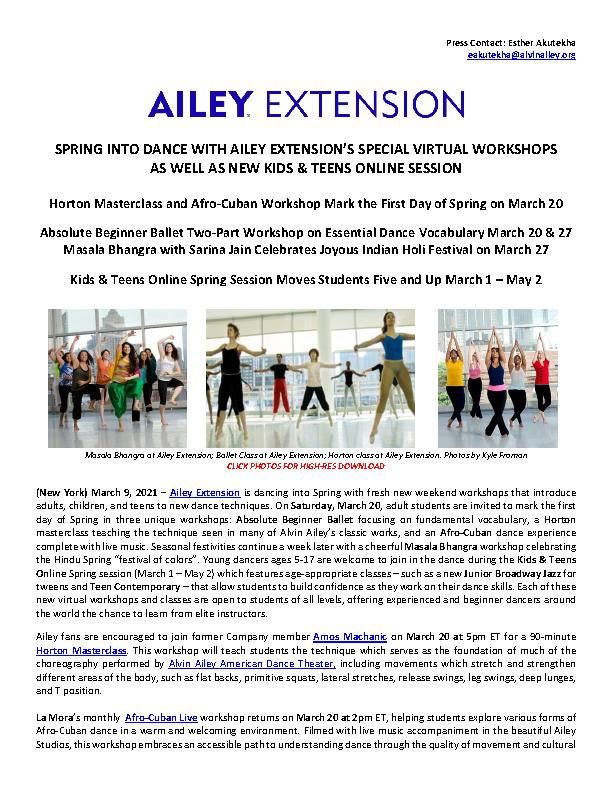 March 2021 at Ailey Extension Online_FINAL | Ailey Pressroom