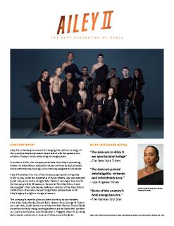 Ailey II | Ailey Pressroom