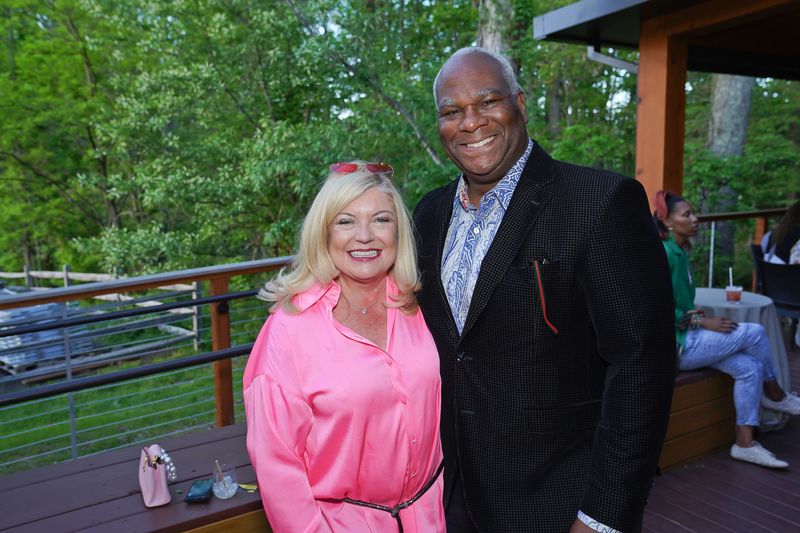 Gloria Dittus and Vice-Chair Lawrence Duncan III at Ailey's 2022 DC ...
