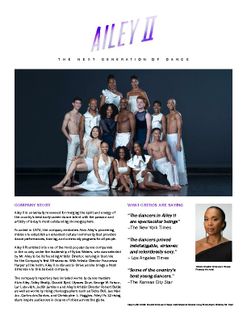 Multimedia | Ailey Pressroom