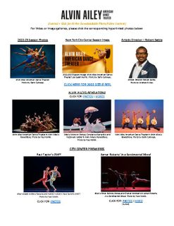 Revelations | Ailey Pressroom