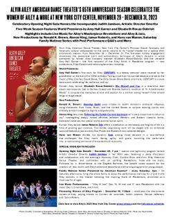 Cry | Ailey Pressroom