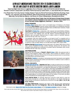 Cry | Ailey Pressroom