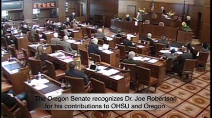 Oregon Legislature honors OHSU President | OHSU News