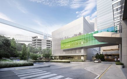 New eye clinic building meets construction milestone | OHSU News