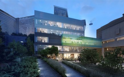 New eye clinic building meets construction milestone | OHSU News
