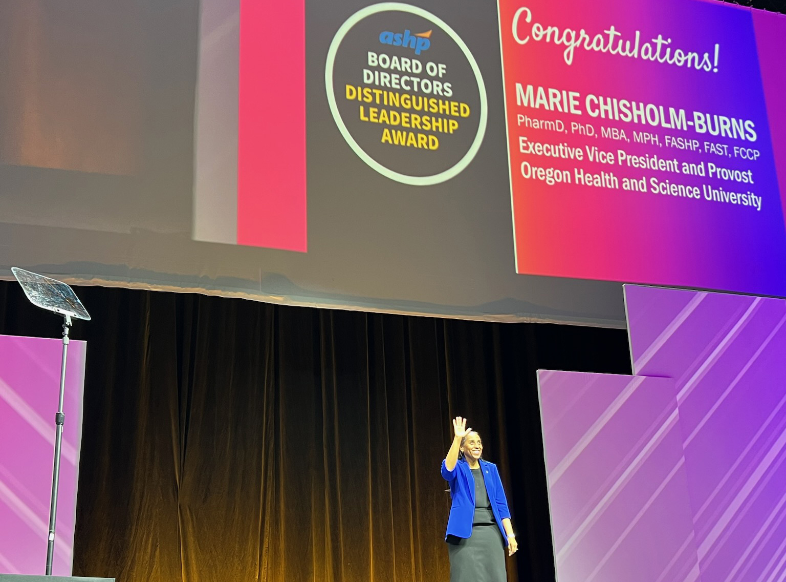 OHSU Provost Chisholm-Burns receives Distinguished Leadership Award for ...