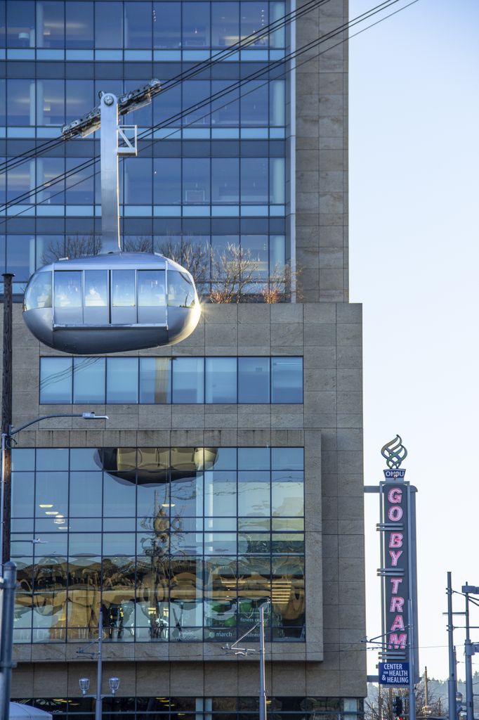 Tram at CHH1 1 |OHSU News