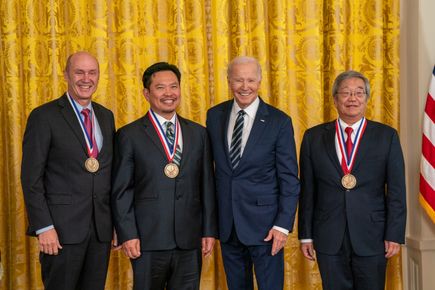 President Biden honors David Huang, M.D., Ph.D., for transformative ...