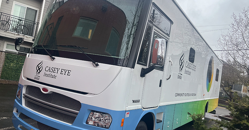 New mobile eye clinic means more vision-saving care | OHSU News
