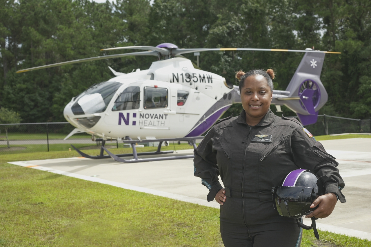 Helicopter paramedic is at home in the air. And managing trauma ...