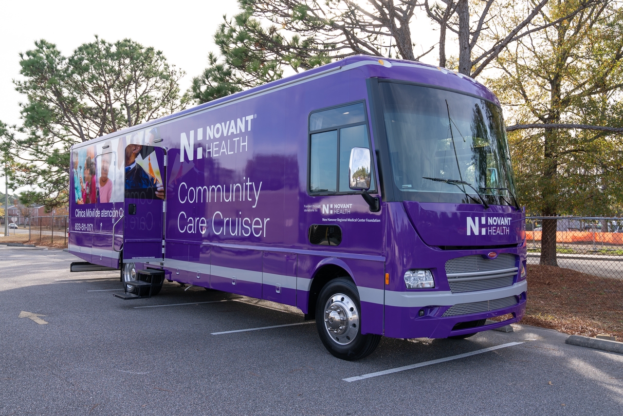 Wilmington’s first Community Care Cruiser takes to the streets | Novant ...