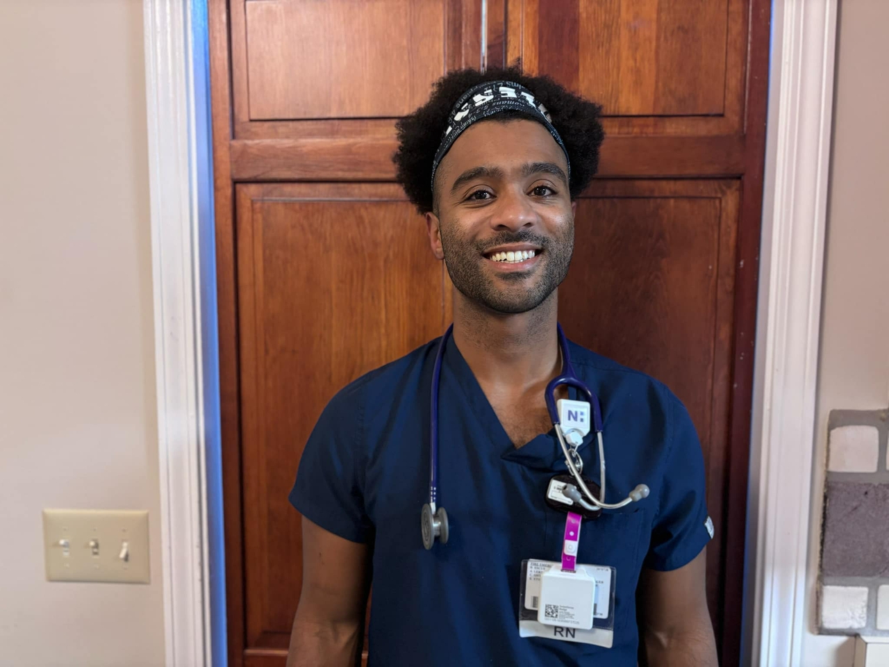 He never knew he wanted to be a nurse, but a friend told him it was his ...