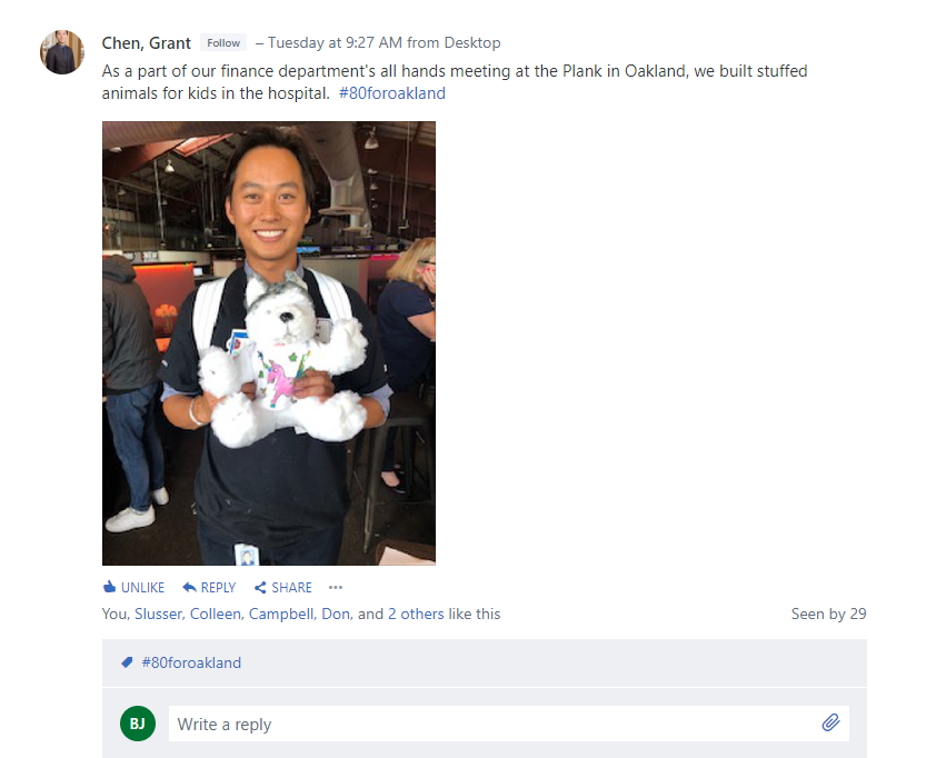 80 for Oakland | Blue Shield of California | News Center