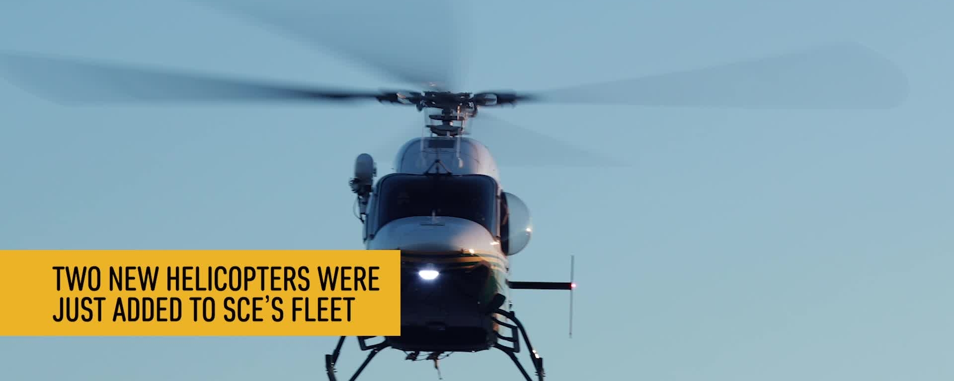 SCE recently acquired two new helicopters as part of its wildfire ...
