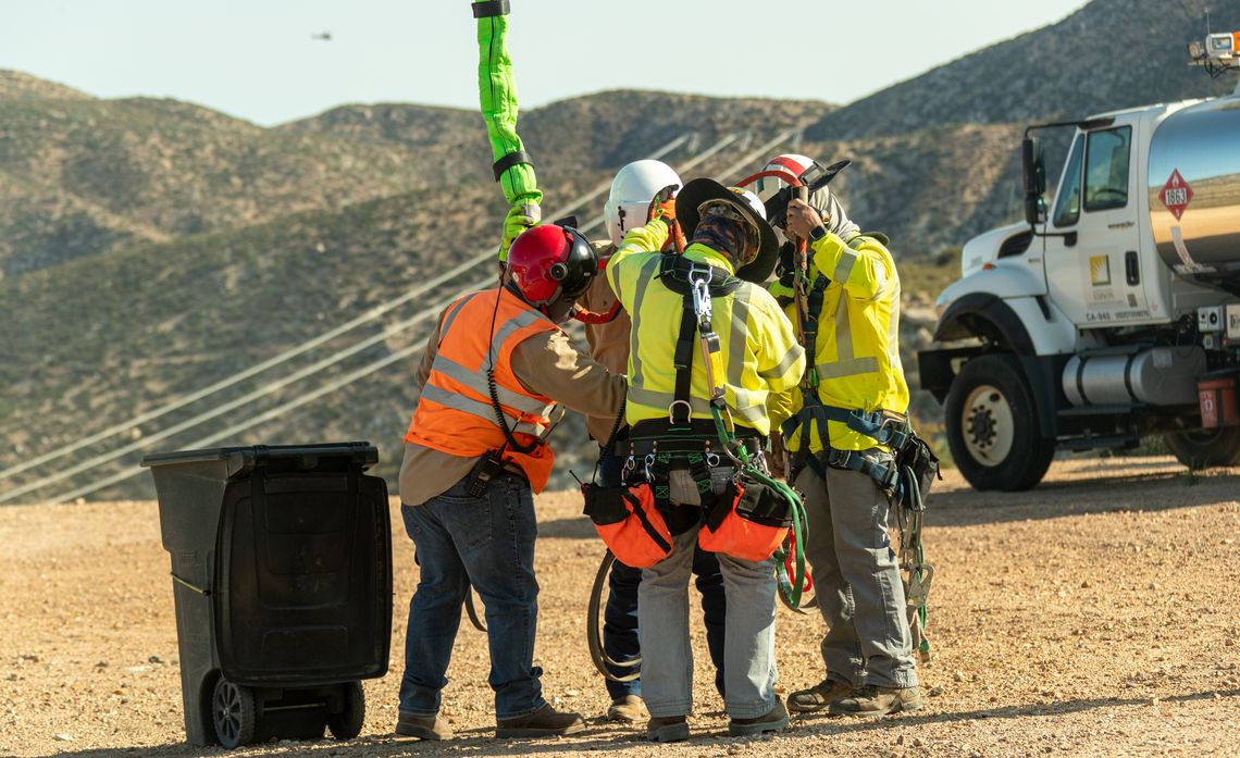 Linemen Take Flight to Upgrade Transmission Lines | Energized by Edison